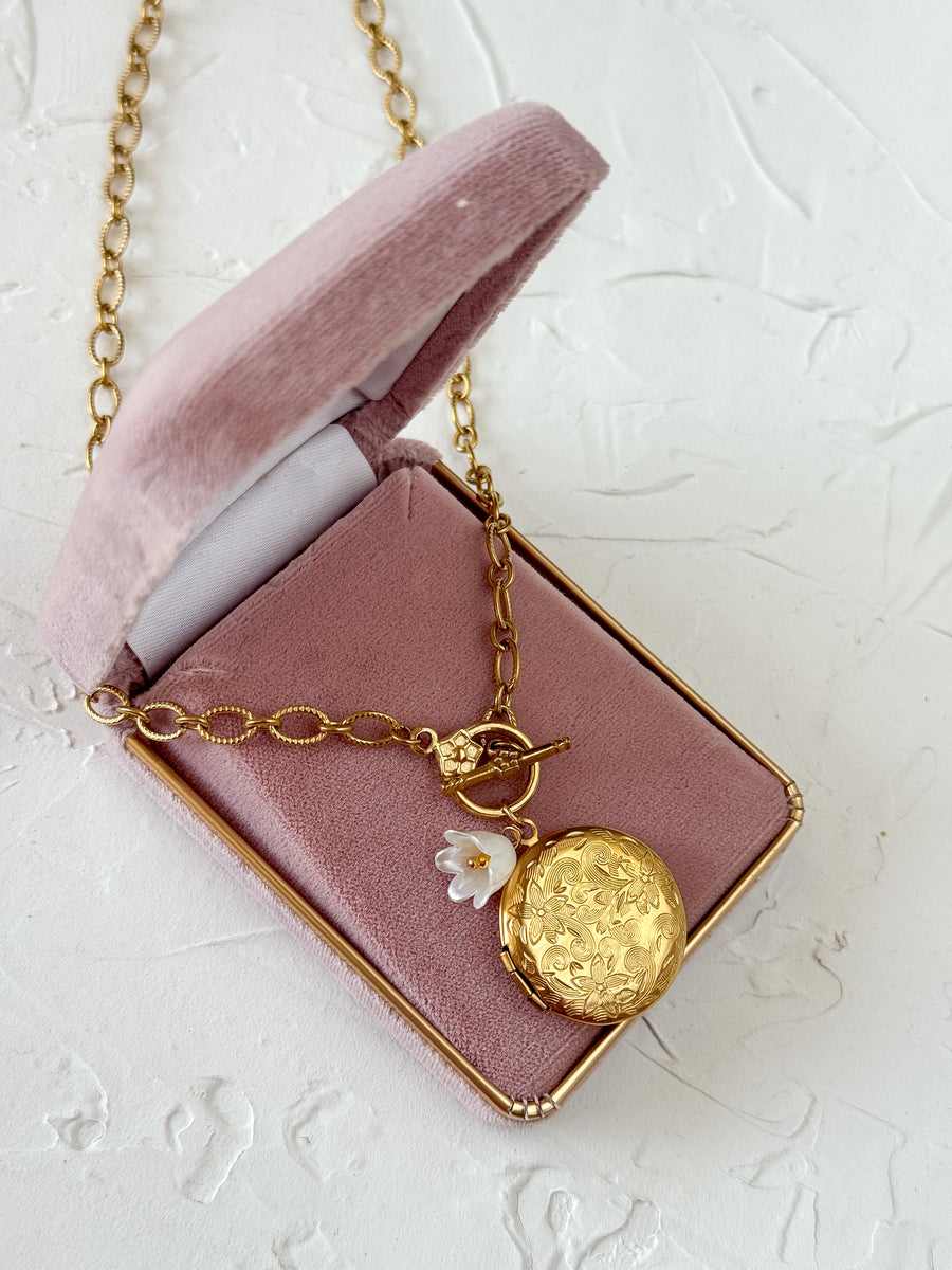 Secret Garden Locket | chain necklace – ShopMOSShandmade